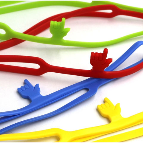 China Silicone bookmarks Finger Design High-strength Binding Rope ...
