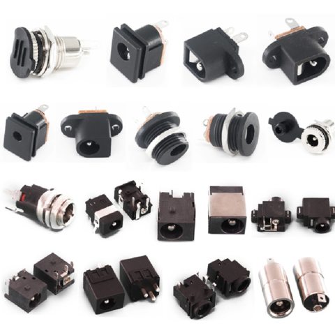 China Factory supply DC socket thread embedded power DC socket high ...