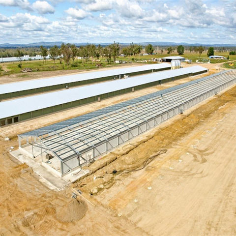 China Steel prefabricated poultry farm house for chicken house on ...