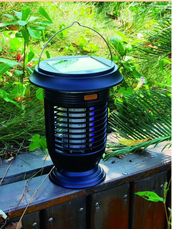 China Solar Powered LED Lamp Insect Trap Bug Zapper B-6501 Mosquito ...
