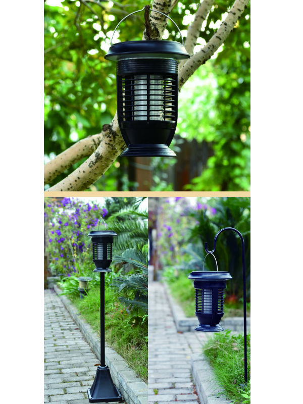 China Solar Powered LED Lamp Insect Trap Bug Zapper B-6501 Mosquito ...