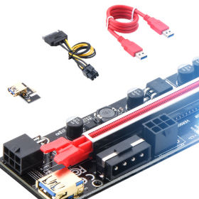 China Accept USDT Bitcoin Mining 010 ver010c PCI-e X1 To X16 Risers ...