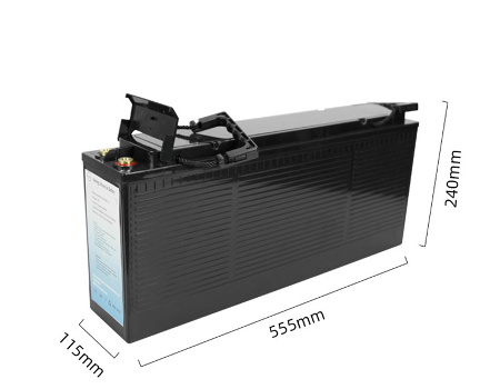 China Deep cycle 12V 100Ah lithium iron phosphate battery narrow and ...