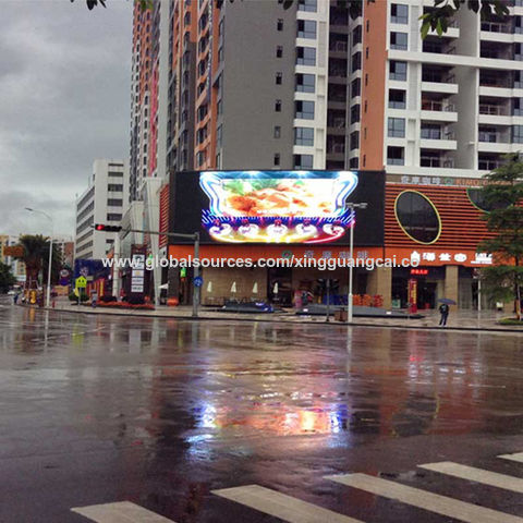 China P3 Gas station led display outdoor rental flexible LED screen ...