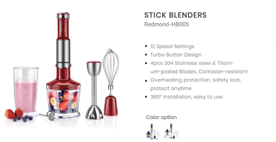 China Redmond High Quality New Easy Home Use Mini Immersion Portable ...
