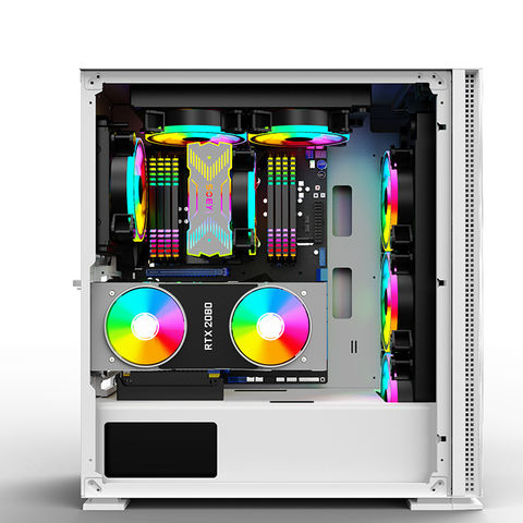 China Gaming PC Case Aluminum Custom Computer Case Towers Tempered ...