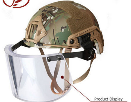 China Army Tactical NIJ IIIA Bulletproof Face Shield on Global Sources,Bullet proof visor ...