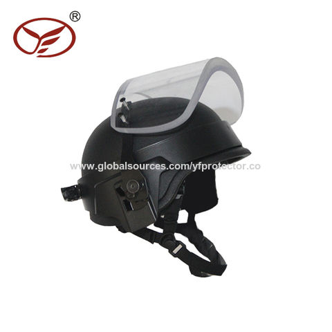 China Army Tactical NIJ IIIA Bulletproof Face Shield on Global Sources ...
