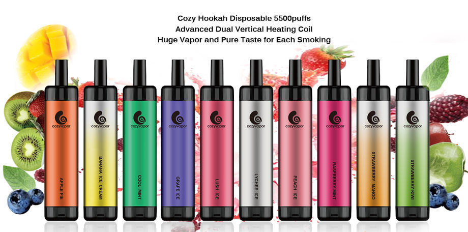 Newest Supply COZY Hookah 3000 PUFFS Prefilled Nic Salt Disposable Vape ...