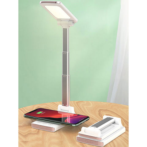 China Qi Lamp wireless charger LED Desk Lamps USB Charging Eye-friendly ...