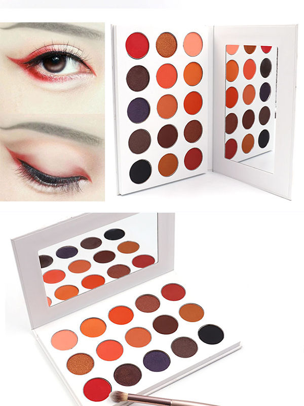 China Eyeshadow factory customized high quality matte/glitter blendable ...