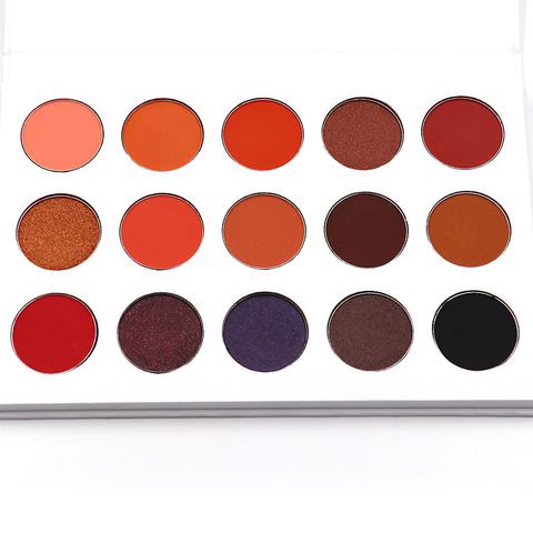 China Eyeshadow factory customized high quality matte/glitter blendable ...