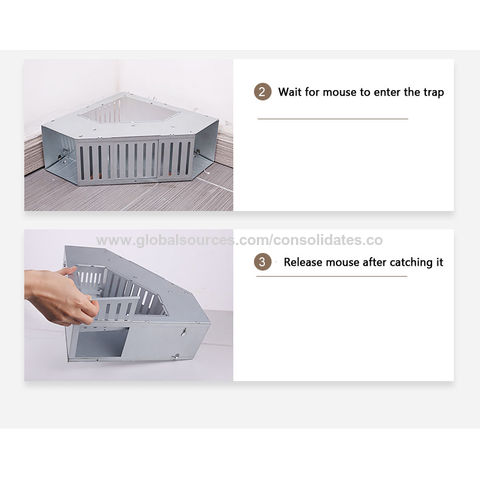China Humane Multi-Catch Galvanized Steel Rat Bait Box Auto Rodent ...