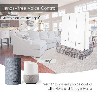 China Tuya,Diming Wifi mechanical wall 3 gang switch modern with high ...