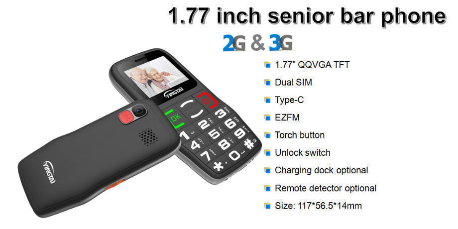 China USB-C 1.77" quad band GSM mobile phone with EZFM, BT, small size ...