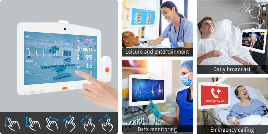 China Hospital advertising digital signage calling system with ...