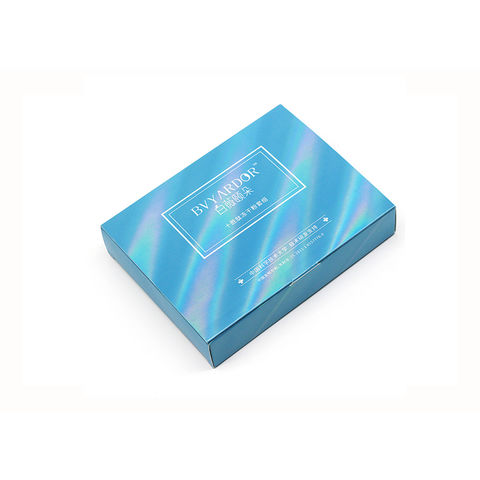 China Empty private lable cosmetic beauty make up box folding cartons ...