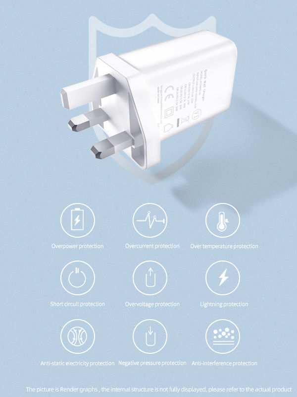 Hot UK PD30W adapter USB-PD adapters fast charger with CE for laptop ...
