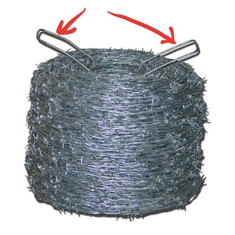 China Barbed wire 4pt 2 pt double twist or single twist on Global ...