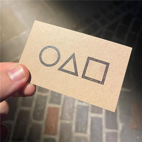 China Custom Tv Squid Game Cosplay Prop Game Card Accessories Squid ...