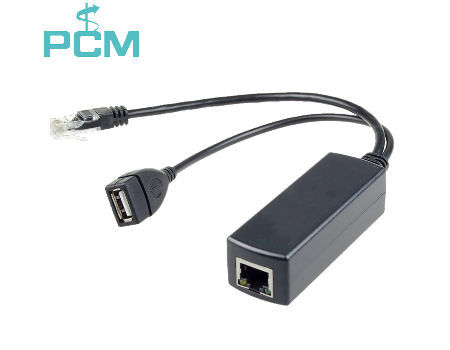 POE Splitter 5V 2A/ Active PoE Splitter 48V to 5V 5.2V 2.4A USB Type A ...