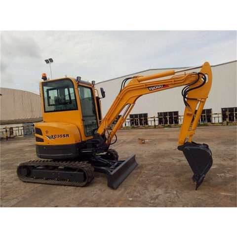 China Official YUCHAI Mini Excavator YC35SR 3.5Ton Excavators In Stock on Global Sources,YUCHAI ...