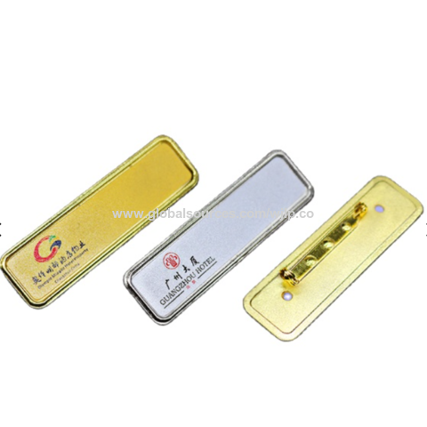 China Custom metal badge zinc alloy metal pin badge,magnet nameplate ...