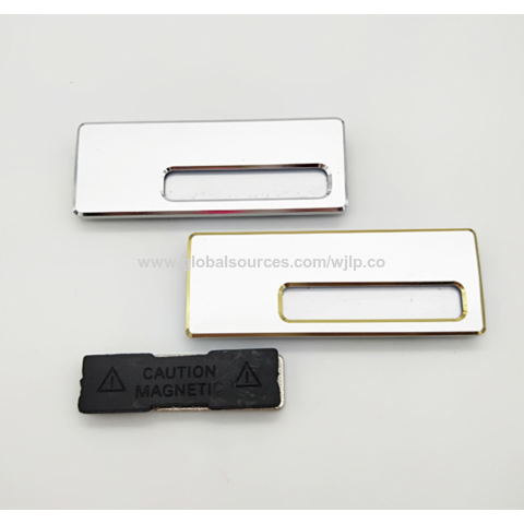 China Custom metal badge zinc alloy metal pin badge,magnet nameplate ...