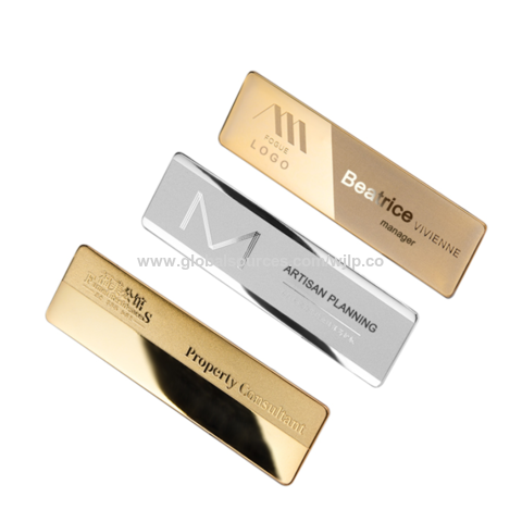China Custom metal badge zinc alloy metal pin badge,magnet nameplate ...