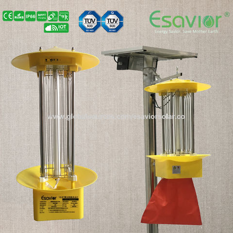 China ESAVIOR 12V/15W Max Pests Attracting Light Source Wattage Solar ...