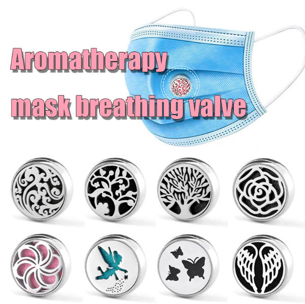 China Stainless steel aromatherapy mask breathing valve magnet ...