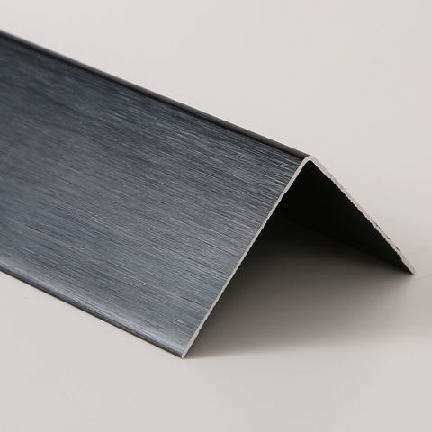 China Aluminum alloy L wrapping closing edge holder tile wallboard ...