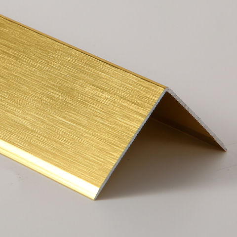 China Aluminum alloy L wrapping closing edge holder tile wallboard ...