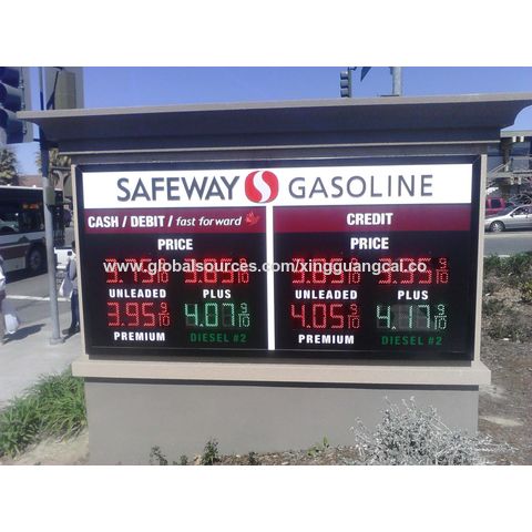 China Gas station outdoor p5 320*160mm full color led video wall ...