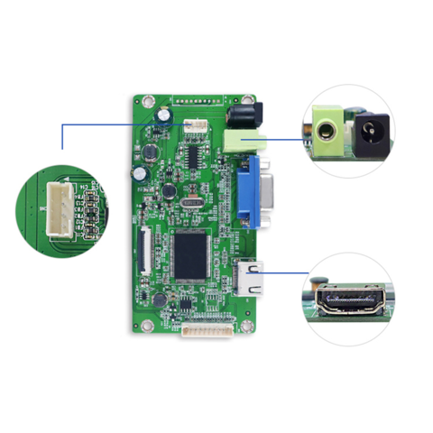 China PCBA Manufacturer OEM LCD Controller Board PCB Assembly in China ...