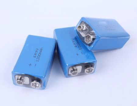 China ER9V Lithium Primary Battery Pack LiSOCL2 9V 1200mAh on Global ...