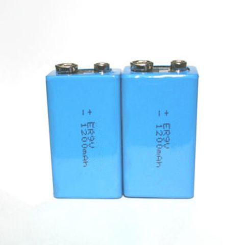 China ER9V Lithium Primary Battery Pack LiSOCL2 9V 1200mAh on Global ...