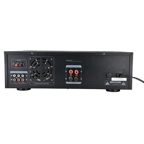 China Karaoke Mixer Amplifier with USB SD FM EQ Display on Global ...
