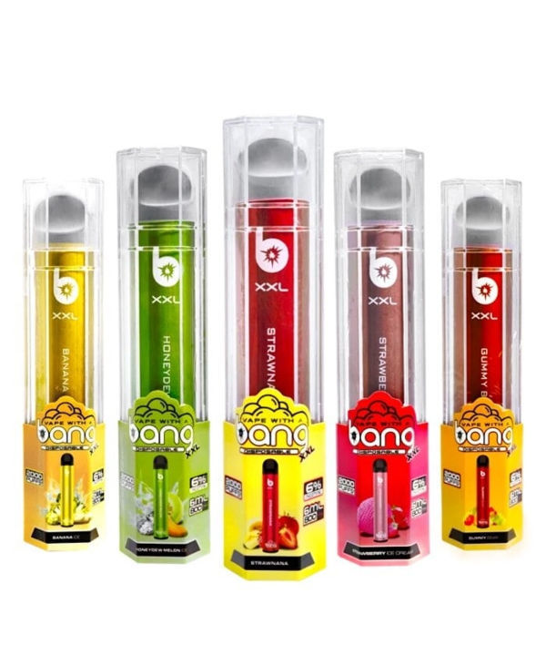 Bang XXL Disposable Vapes Pen Device 800mAh Batterys 6ml Pods Empty ...