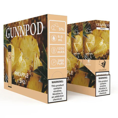 China Gunnpod 2000 puffs Disposable Vape Gunnpod Pen Pod Wholesale ...