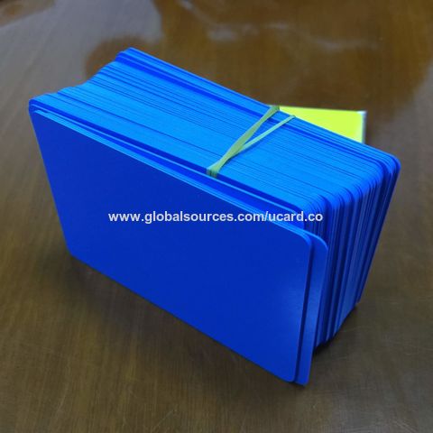 China Red/Black/White/Blue/Yellow Edge PVC Material Cards on Global ...