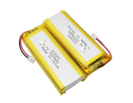 Flat Lithium-ion battery packs 3.7v 3000mah 11.1wh 103085, Lithium ...