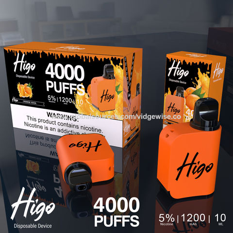 China Wholesale Vape Mesh Coil 5% Nicotine 4000 Puffs Higo Magic ...