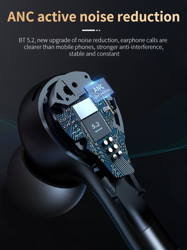 China SUBWAY TWS Earbud Wireless Earphone v5.2 ANC\ENC Noise-Canceling ...