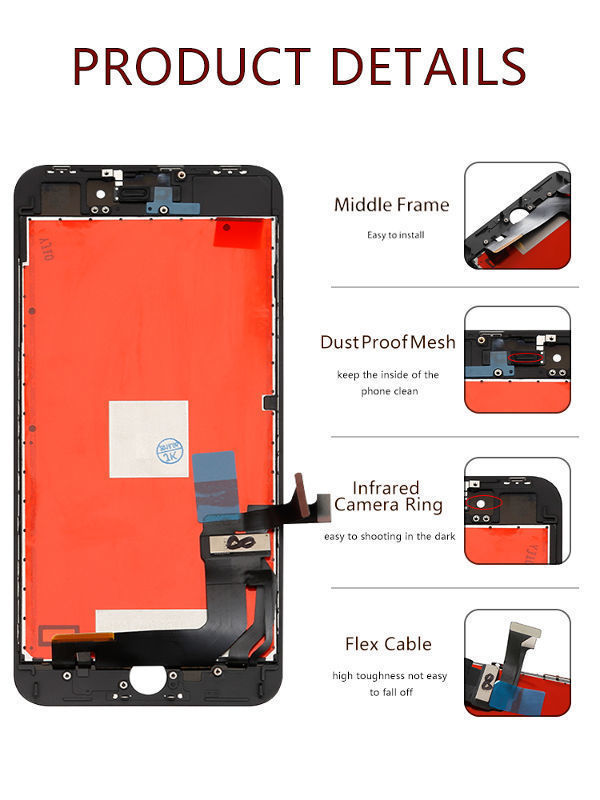 China Original LCD for iphone 8 plus Screen Display with Touch Screen ...