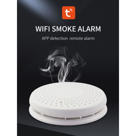China Fire alarm smoke detector for use with Alexa Echo and Google Home ...
