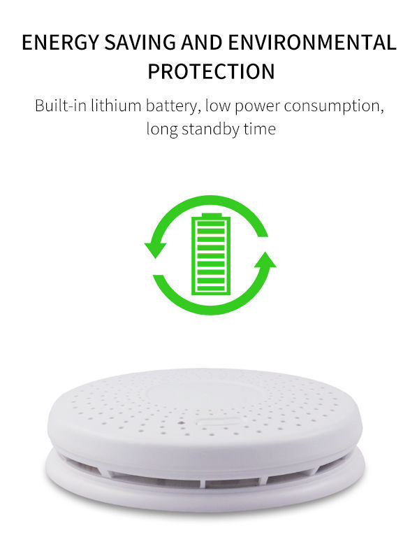 China Fire alarm smoke detector for use with Alexa Echo and Google Home ...
