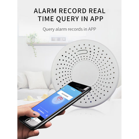 China Fire alarm smoke detector for use with Alexa Echo and Google Home ...