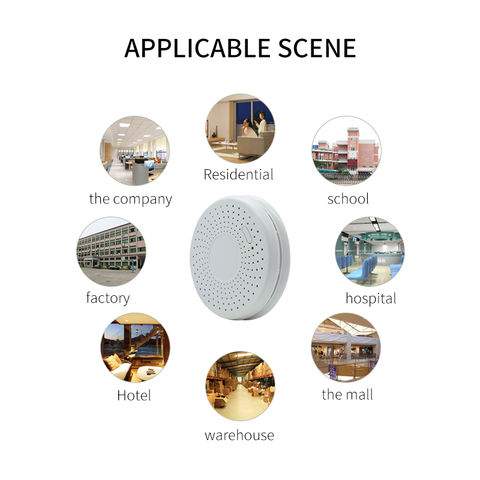 China Fire alarm smoke detector for use with Alexa Echo and Google Home ...