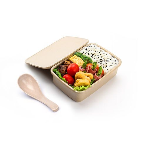 China Rice husk lunch box ecofriendly biodegradable leakproof children ...